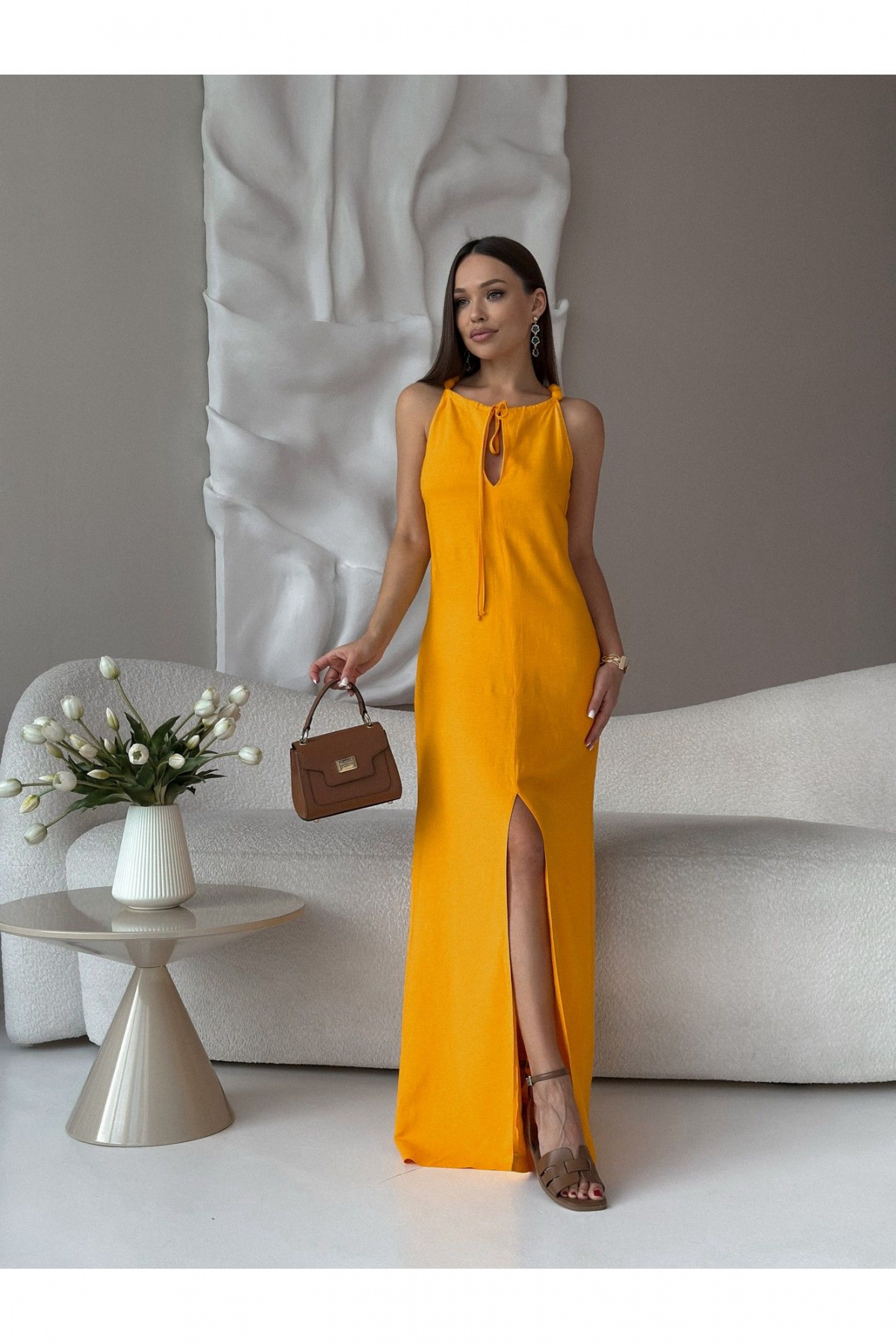 Dilana VIP 2032 апельсин | Платье Dilana VIP купить за 206.64BYN
