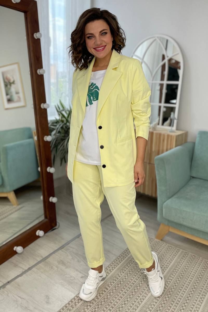Rumoda 2073 желтый | Женский костюм Rumoda купить за 7840₽